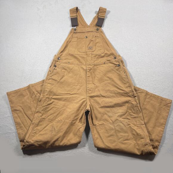 Berne | Pants | Berne Overalls Mens 4x32 Brown Insulated Duck Workwear ...